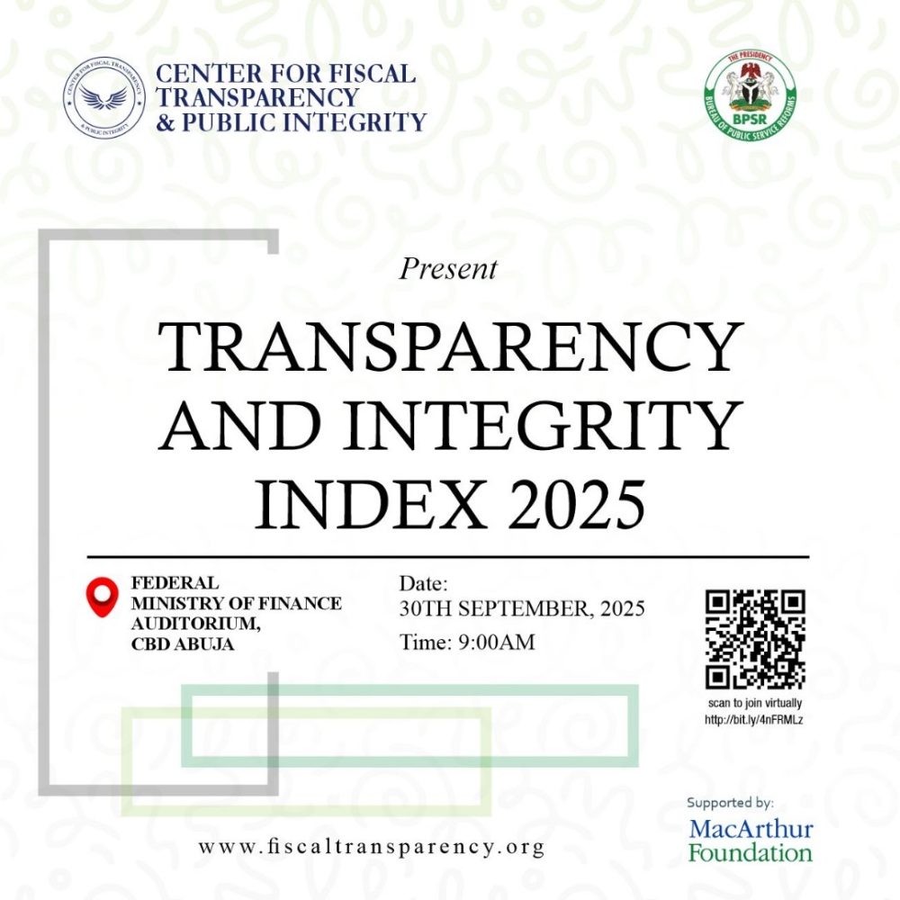 Transparency and Integrity Index 2025 - Center for Fiscal Transparency ...